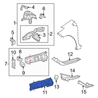 Toyota Prius Replacement Chassis Frames & Rails - CARiD.com