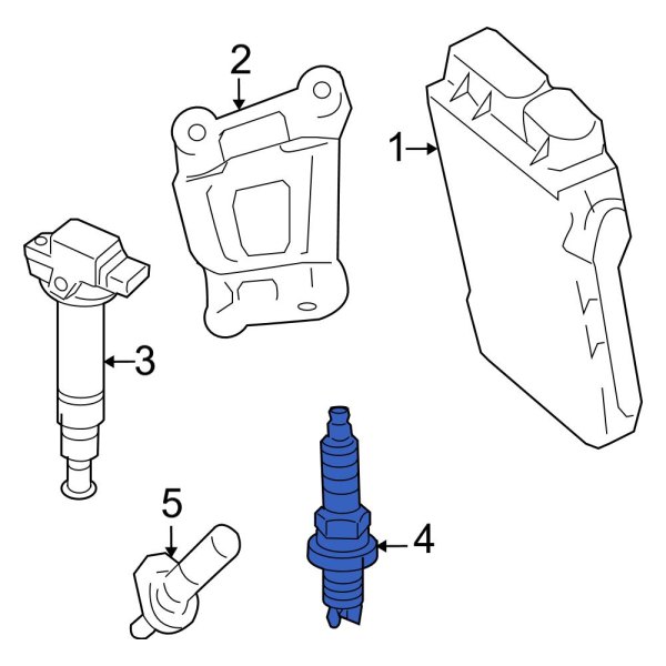 Toyota OE 9008091184 - Spark Plug