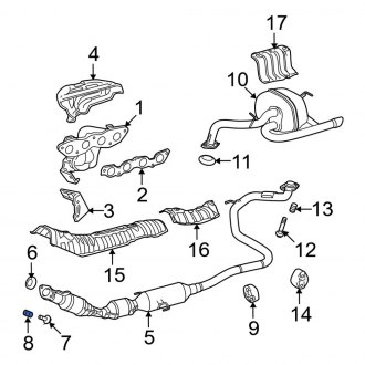 Toyota 4Runner OEM Exhaust Parts | Systems, Tips, Pipes — CARiD.com
