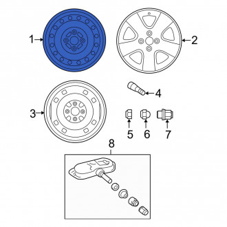 Toyota Yaris OEM Wheels & Tires | CARiD