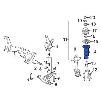 Toyota Yaris OEM Suspension Parts | Shocks, Struts — CARiD.com