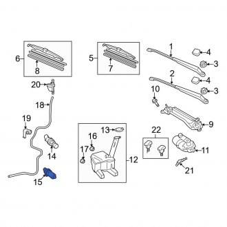 Toyota Land Cruiser OEM Wiper Blade & Washer Parts | Motors, Arms ...
