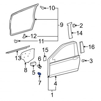 Toyota Door Hinges | Check Straps, Pin & Bushing Kits – CARiD.com