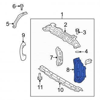 Toyota Yaris OEM Header Panels & Parts — CARiD.com