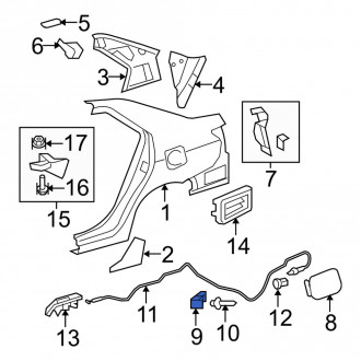 Toyota Yaris Fuel Doors & Parts — CARiD.com