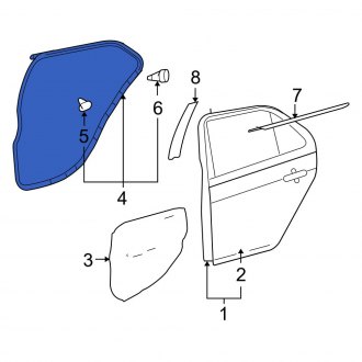 Toyota Yaris Door Seals & Weatherstripping – CARiD.com