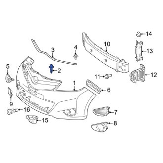 Toyota Yaris OEM Bumpers | Genuine Front & Rear Bumpers — CARiD.com