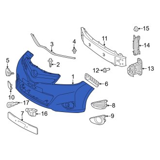 Toyota Yaris Replacement Front Bumpers & Components — CARiD.com