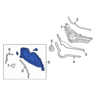Toyota Yaris OEM Grilles - Factory Billet & Mesh Grilles | CARiD