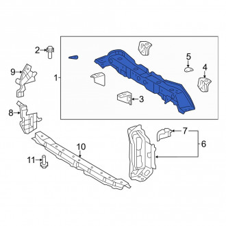 Toyota Yaris Radiator Supports — CARiD.com