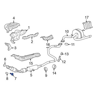 Toyota Yaris OEM Exhaust Parts | Systems, Tips, Pipes — CARiD.com