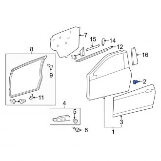 Toyota Highlander OEM Doors & Parts | Shells, Panels, Armrests — CARiD.com