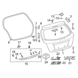 Toyota Camry OEM Roofs & Parts | Panels, Drip Rails — CARiD.com