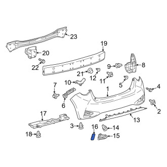 Toyota Yaris Bumper Reflectors & Side Reflectors – CARiD.com