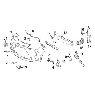 Toyota Corolla Cross Bumper Brackets & Hardware | Front, Rear — CARiD.com