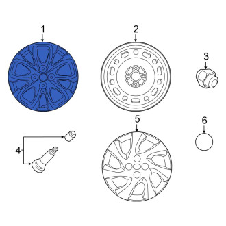Toyota Yaris Factory Steel Wheels — CARiD.com