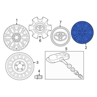Toyota Tundra Factory Steel Wheels — CARiD.com