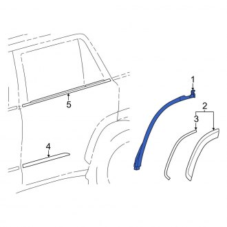 Toyota Sequoia Replacement Fender Moldings & Trim | CARiD