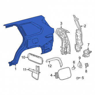 Toyota Sequoia OEM Quarter Panels & Parts | Rear & Front — CARiD.com
