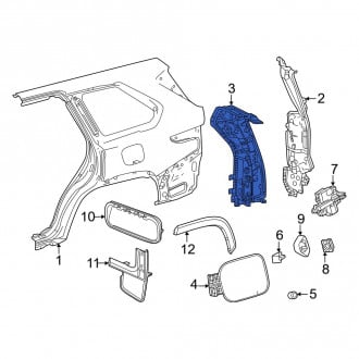 Toyota Sequoia OEM Quarter Panels & Parts | Rear & Front — CARiD.com