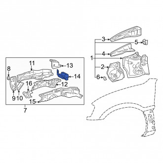 Toyota RAV4 OEM Rocker Panels & Floors | Side Skirts, Pans — CARiD.com