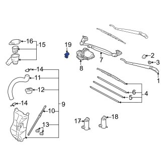 Toyota RAV4 Washer Nozzles & Parts — CARID.com