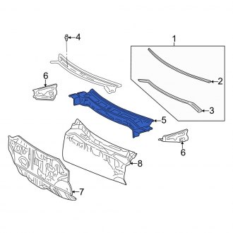 Toyota RAV4 Cowl Panels & Parts | Vent Grills — CARiD.com