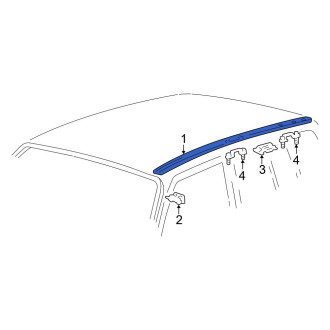 Toyota OEM Roofs & Parts | Panels, Drip Rails, Braces — CARiD.com