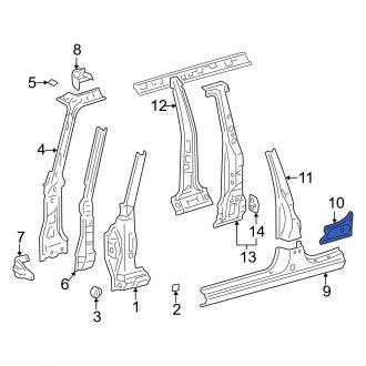 Toyota RAV4 Replacement Rocker Panels – CARiD.com