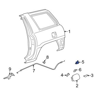 Toyota RAV4 Fuel Doors & Parts — CARiD.com