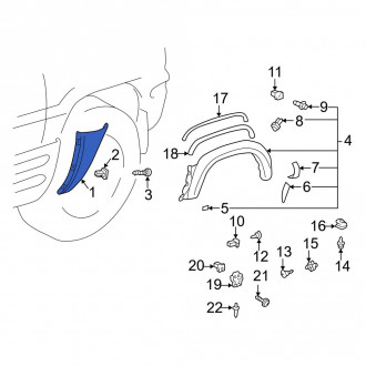 Toyota RAV4 Body Tubs & Side Panels — CARiD.com