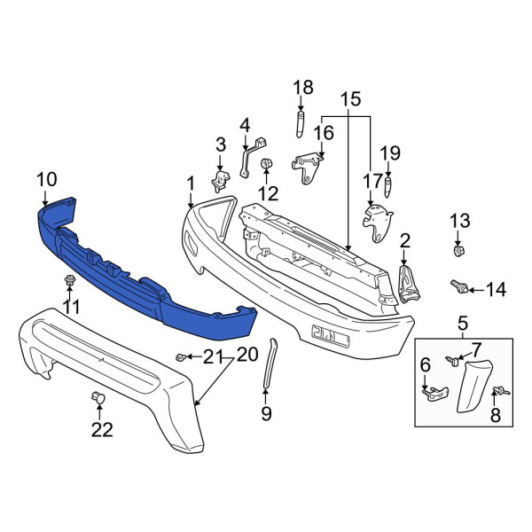 Toyota OE 5391135910 - Front Valance Panel