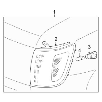 Toyota 4Runner OEM Signal Lights - LED, Parking, Corner | CARiD