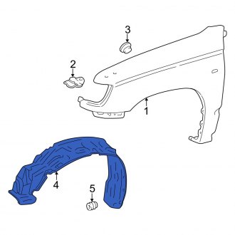Toyota 4Runner Inner Fenders - Wells, Liners, Shields | CARiD