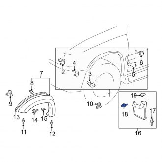 Toyota 4Runner OEM Fenders | Factory Front & Rear Fenders — CARiD.com