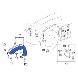 Toyota 4Runner Replacement Fender Moldings & Trim | CARiD