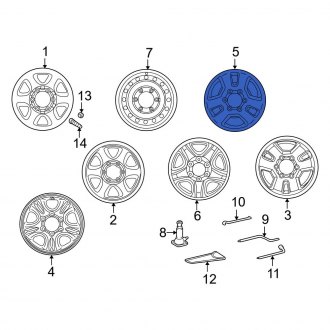 Toyota 4Runner OEM Wheels | Original Steel & Alloy Wheels — CARiD.com