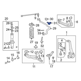 Toyota 4Runner OEM Suspension Parts | Shocks, Struts — CARiD.com