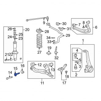 Toyota 4Runner OEM Suspension Parts | Shocks, Struts — CARiD.com