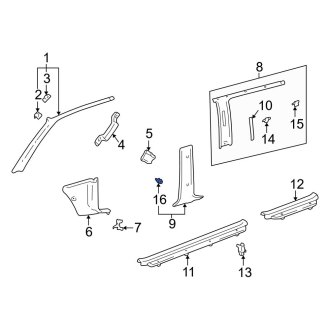 Toyota 4Runner OEM Chassis Frames & Body Parts - Tubs, Doors | CARiD