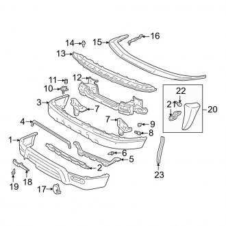 2000 Toyota 4Runner OEM Bumpers - Front & Rear | CARiD