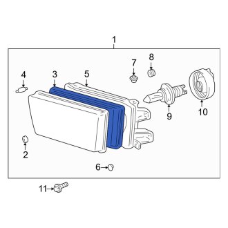 Toyota 4Runner OEM Headlights - Factory Headlights | CARiD