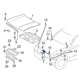 Toyota 4Runner Hood Locks & Hood Latches — CARiD.com
