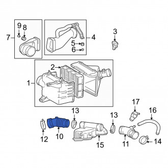 Toyota 4Runner OEM Air Intake Parts - Filters, Manifolds | CARiD
