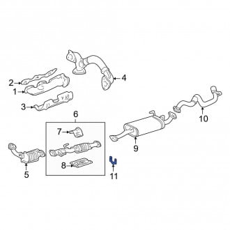 Toyota 4Runner OEM Exhaust Parts | Systems, Tips, Pipes — CARiD.com
