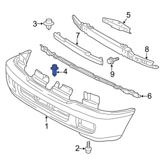 Toyota OEM Bumpers | Genuine Front & Rear Bumpers — CARiD.com