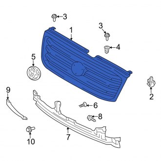 Toyota Land Cruiser Replacement Grilles | Moldings, Brackets - CARiD.com