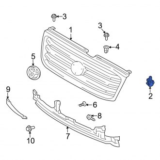 Toyota Land Cruiser Grille Brackets & Hardware — CARiD.com