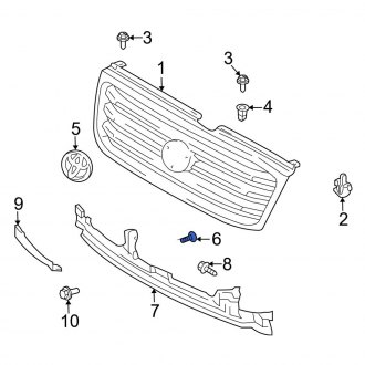 Toyota Tacoma Grille Brackets & Hardware | CARiD