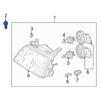 Toyota Land Cruiser OEM Headlights | Projector, LED, HID, Halo — CARiD.com